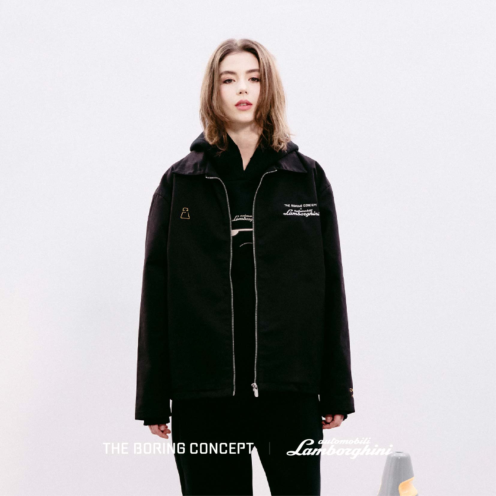 The Boring Concept TBC|Lamborghini Boring black jacket – TheBoringConcept