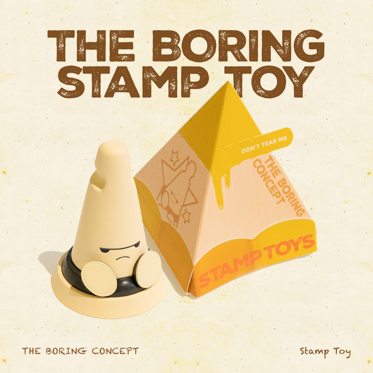 the boring stamp toy“coming soon” – TheBoringConcept